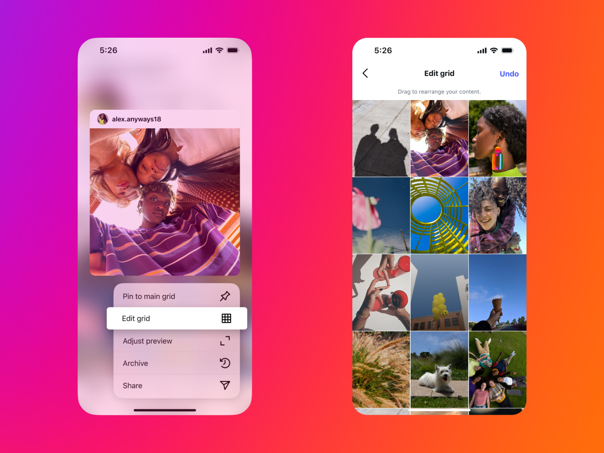 Edit Grid Tanpa Hapus Konten? Fitur Baru Instagram 2025 Bikin Feed Makin Estetik! - Teknologi
